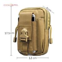 China 600D Oxford Camo Design Sports Waist Bag for Men Running Waist Pouch 5.5/6-inch Phone Case Waterproof Bag for Outdoor Use for sale