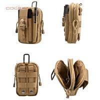 China 600D Oxford Camo Design Sports Waist Bag for Men Running Waist Pouch 5.5/6-inch Phone Case Waterproof Bag for Outdoor Use for sale