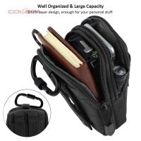 China 600D Oxford Camo Design Sports Waist Bag for Men Running Waist Pouch 5.5/6-inch Phone Case Waterproof Bag for Outdoor Use for sale