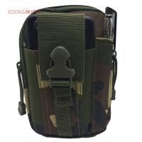 China 600D Oxford Camo Design Sports Waist Bag for Men Running Waist Pouch 5.5/6-inch Phone Case Waterproof Bag for Outdoor Use for sale