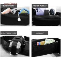 China 2026 Hot-Selling Custom Oxford Running Water Bottle Waist Bag Large Capacity Storage with Easy-Access Opening Reflective Design for sale
