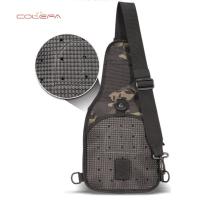 China Camo Pattern Design Chest Bag Waterproof 900D Oxford Fabric Multi-Functional Outdoor Chest Bag Cycling & Hiking Crossbody Bag for sale