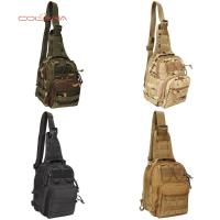 China Camo Pattern Design Chest Bag Waterproof 900D Oxford Fabric Multi-Functional Outdoor Chest Bag Cycling & Hiking Crossbody Bag for sale