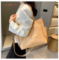 China DuPont/Tyvek Paper Tote Bag Washable Wrinkle-Resistant Tear-Proof Paper Bag Trendy Vintage Eco-Friendly Handheld Shoulder Bag for sale