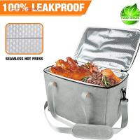 China Factory Direct DuPont/Tyvek Paper BBQ Insulated Bag with Zipper Opening Large Capacity Meat Beverage Storage Insulated Bag for sale