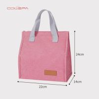 China Thickened Aluminum Foil Lunch Bag Insulated Oxford Made Handheld Lunch Bags Carrier Waterproof Multi-Functional Commuting Bag for sale
