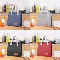 China Thickened Aluminum Foil Lunch Bag Insulated Oxford Made Handheld Lunch Bags Carrier Waterproof Multi-Functional Commuting Bag for sale