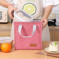 China Thickened Aluminum Foil Lunch Bag Insulated Oxford Made Handheld Lunch Bags Carrier Waterproof Multi-Functional Commuting Bag for sale