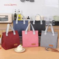 China Thickened Aluminum Foil Lunch Bag Insulated Oxford Made Handheld Lunch Bags Carrier Waterproof Multi-Functional Commuting Bag for sale