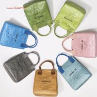 China Custom Picnic Bag for Office Workers & Elementary Students Waterproof Thickened Japanese-Style DuPont Paper Insulated Lunch Bag for sale
