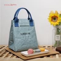 China Custom Picnic Bag for Office Workers & Elementary Students Waterproof Thickened Japanese-Style DuPont Paper Insulated Lunch Bag for sale