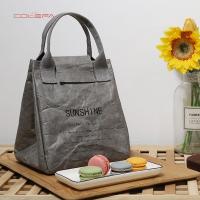 China Custom Picnic Bag for Office Workers & Elementary Students Waterproof Thickened Japanese-Style DuPont Paper Insulated Lunch Bag for sale
