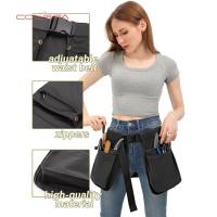 China Polyester Multi-Pocket Zipper Waist Bag Lightweight Close-Fitting Tool Kit Multi-Functional Outdoor Hiking Waist Bag Wholesale for sale