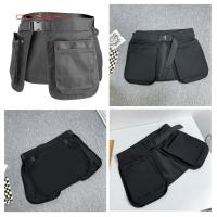 China Polyester Multi-Pocket Zipper Waist Bag Lightweight Close-Fitting Tool Kit Multi-Functional Outdoor Hiking Waist Bag Wholesale for sale