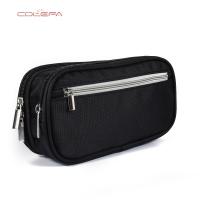 China Nylon Large-Capacity Multi-Function Pencil Case Three-Layer Stationery Organizer Elementary School Student Pencil Storage Bag for sale