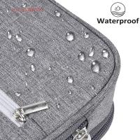 China Nylon Large-Capacity Multi-Function Pencil Case Three-Layer Stationery Organizer Elementary School Student Pencil Storage Bag for sale