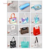 China Customized PVC Shopping Bags Transparent Plastic Fashion PVC Shoulder Bags Gift Laser-Etched Pouch Wholesale PVC Outdoor Bags for sale