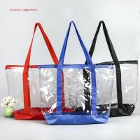 China Customized PVC Shopping Bags Transparent Plastic Fashion PVC Shoulder Bags Gift Laser-Etched Pouch Wholesale PVC Outdoor Bags for sale
