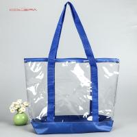 China Customized PVC Shopping Bags Transparent Plastic Fashion PVC Shoulder Bags Gift Laser-Etched Pouch Wholesale PVC Outdoor Bags for sale