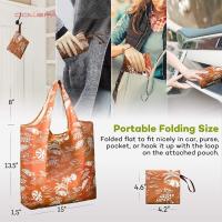 China Convenient Folding Shopping Bag Handheld Grocery Bag for Supermarket Shopping Foldable Oxford Bag with Custom Advertising Logo for sale