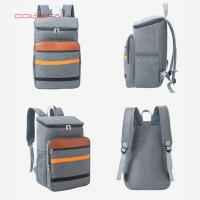 China Custom Logo Insulated Backpack Large Capacity Outdoor Picnic Bag Oxford Cloth Waterproof Freshness-Preserving Cooler Backpack for sale