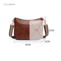 China PU Leather Women's Work Commuting Shoulder Bag Casual Ladies' Crossbody Bag Large Capacity Vintage Sling Bags with Custom LOGO for sale