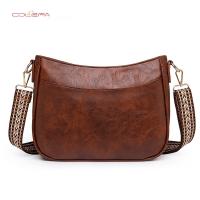 China PU Leather Women's Work Commuting Shoulder Bag Casual Ladies' Crossbody Bag Large Capacity Vintage Sling Bags with Custom LOGO for sale