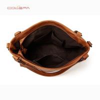 China Colefa 2026 New Fall/Winter Women's Tote Bag European & American Fashion PU Leather Trendy Casual Women's Shoulder Crossbody Bag for sale