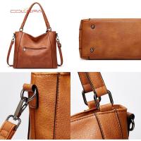 China Colefa 2026 New Fall/Winter Women's Tote Bag European & American Fashion PU Leather Trendy Casual Women's Shoulder Crossbody Bag for sale
