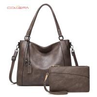 China Colefa 2026 New Fall/Winter Women's Tote Bag European & American Fashion PU Leather Trendy Casual Women's Shoulder Crossbody Bag for sale