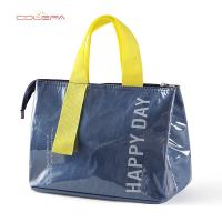 China Dopamine-Colored Lunch Bag Large Capacity for Office Workers Oxford+PVC Insulated Bag Thickened Waterproof Outdoor Picnic Bag for sale