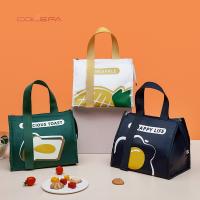 China New Oxford Fashion Large Capacity Insulated Lunch Bag Student Minimalist Thickened Waterproof Triangle Insulated Lunch Bag for sale