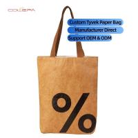 China Factory Direct DuPont Paper Waterproof Tote Bag Retro Artsy Shoulder Bag Versatile Tyvek Paper Handbag Custom Logo Available for sale