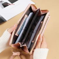 China New Touchscreen Phone Case Women's PU Anti-Theft Multi-Functional Crossbody Shoulder Bag Versatile Transparent Mini Phone Pouch for sale