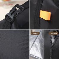 China Oxford Fabric Minimalist Buckle Insulated Lunch Bag Picnic Day Carrier Thickened Waterproof Oil-Resistant Insulated Bag in Stock for sale