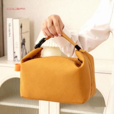 China Oxford Fabric Minimalist Buckle Insulated Lunch Bag Picnic Day Carrier Thickened Waterproof Oil-Resistant Insulated Bag in Stock for sale
