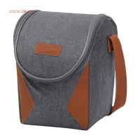 China Lunch Bag with Curved Wide Opening Insulated Carrier for Commuting Oxford Thickened Insulated Bag Students' Lunch Box Wholesale for sale