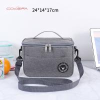 China Lunch Box Handheld Square Insulated Bag Oxford Reinforced Bento Bag Large Capacity Picnic Bag for Office Workers and Students for sale
