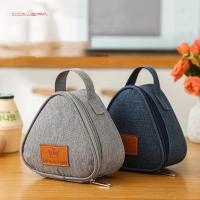 China Small Breakfast Insulated Bag Portable Lunch Box Bag Handheld Children's Commuting Freshness-Preserving Triangle Rice Ball Pouch for sale