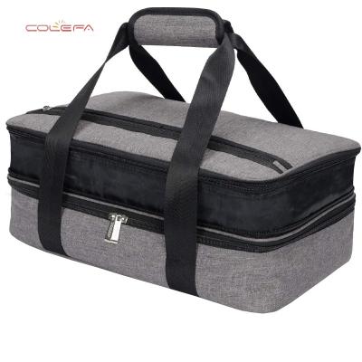 China Oxford Fabric Best-Selling Pizza Insulated Bag Outdoor Travel Waterproof Insulated Camping Picnic Bag Wholesale with Custom LOGO for sale
