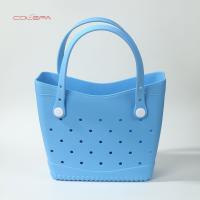 China Factory Direct New Arrival EVA Tote Bag European & American Style Outdoor Beach Bag DIY Creative Punch Hole Tote Large Capacity for sale