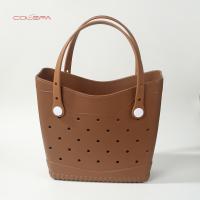 China Factory Direct New Arrival EVA Tote Bag European & American Style Outdoor Beach Bag DIY Creative Punch Hole Tote Large Capacity for sale