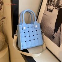 China Bestselling EVA Beach Bag with Detachable Shoulder Strap Candy-Colored Waterproof Design for Easy Cleaning Handle Bags Wholesale for sale