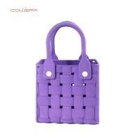 China Bestselling EVA Beach Bag with Detachable Shoulder Strap Candy-Colored Waterproof Design for Easy Cleaning Handle Bags Wholesale for sale