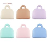China Waterproof EVA Beach Bag Lightweight Niche Design Jelly Bag Women's Handbag Basket Frame Bags with Custom Colors Wholesale for sale