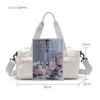 China New Yoga Fitness Bag Nylon Waterproof Fabric Wet/Dry Separation Design Large Capacity Sports Training Bag Casual Short Trip Bag for sale
