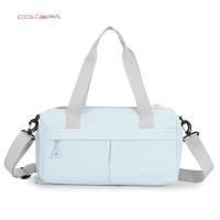 China New Yoga Fitness Bag Nylon Waterproof Fabric Wet/Dry Separation Design Large Capacity Sports Training Bag Casual Short Trip Bag for sale
