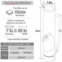 China New Arrival Yoga Mat Handheld Backpack Multifunctional Travel Bag Nylon Fabric Sports Fitness Bags Carrier In-Stock Wholesale for sale
