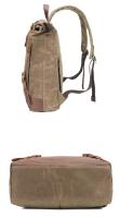China Colefa Foldable Hiking Daypack Anti-theft Travel Casual Urban Exploration Rucksack Unisex Trail Camping Rolling Canvas Backpack for sale