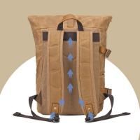 China Colefa Versatile Top-rated Daypack Ergonomic Comfortable Rucksack Bags Practical High-capacity Durable Waxed Canvas Backpack for sale